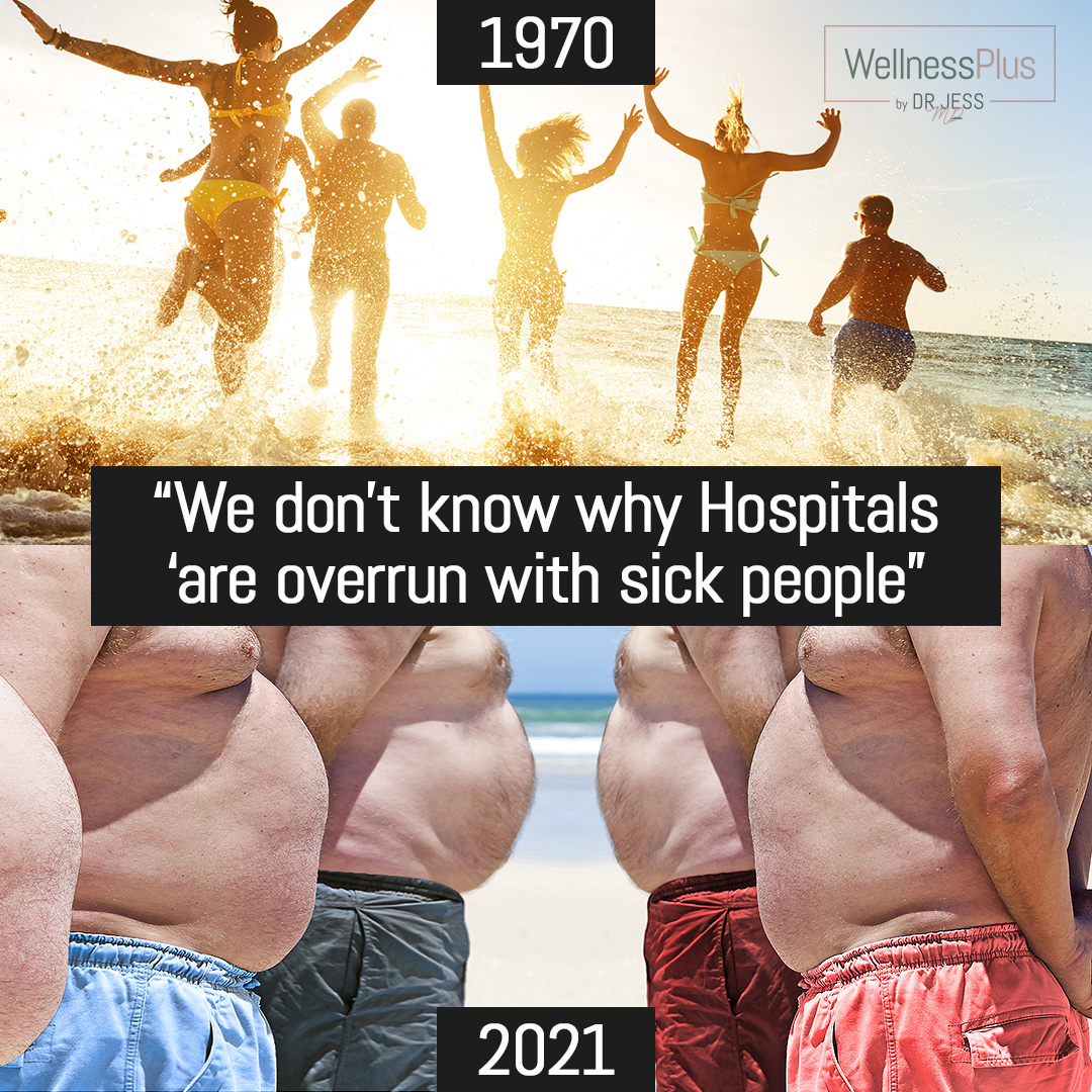 We don't know why Hospitals are overrun with sick people 1970 vs 2021 ...